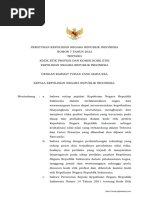 Perpol No 7 Tentang Kepp Dan Kkep | PDF