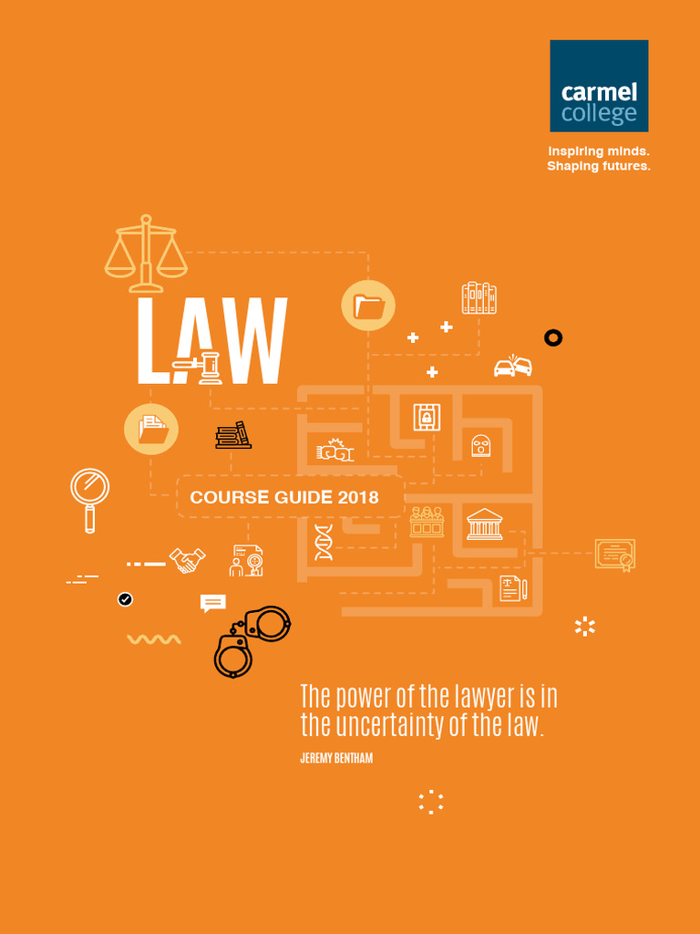 The Power of The Lawyer Is in The Uncertainty of The Law.: Course Guide ...