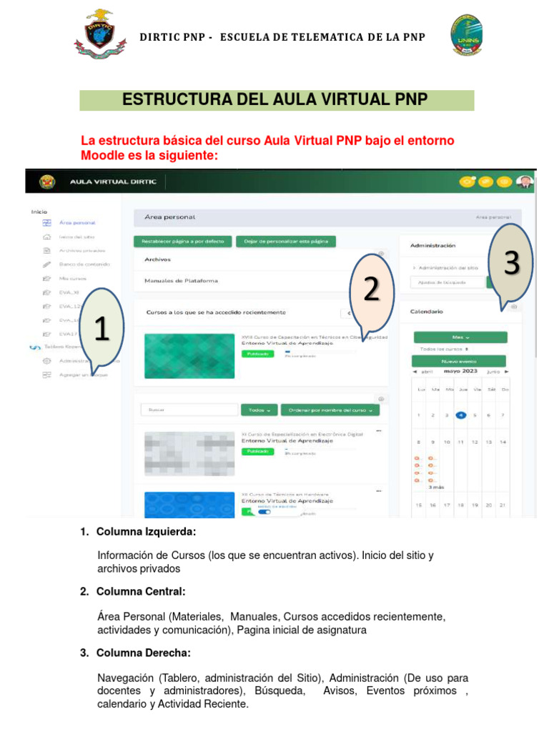 Estructura Aula Virtual | PDF
