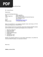 Surat Lamaran Kerja SPPG | PDF