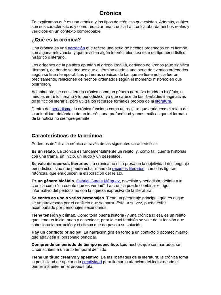 CR Ónica | PDF | Narración