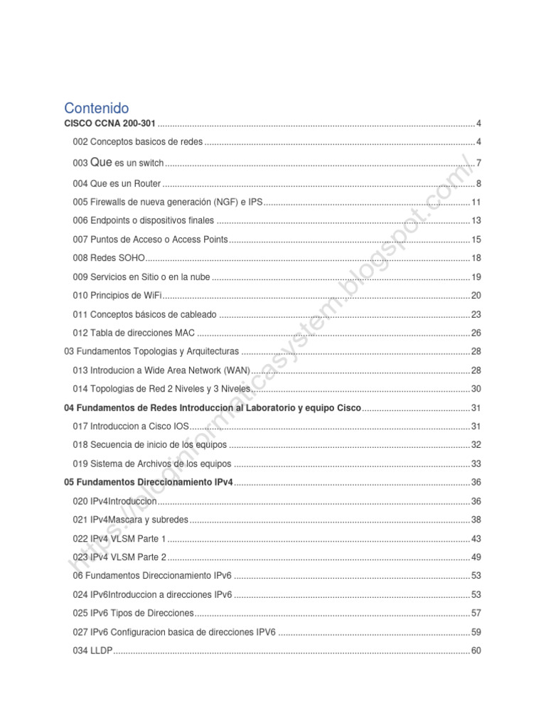 Cisco CCNA 200-301 | PDF | Yo Pv6 | Enrutador (Computación)