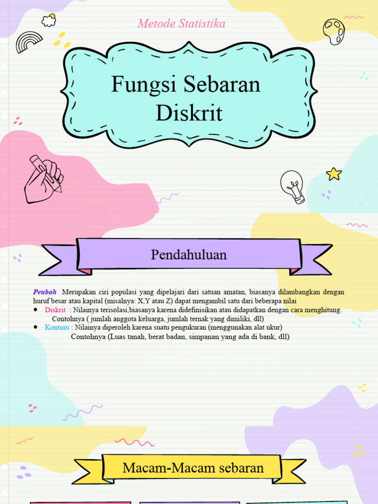 Fungsi Sebaran Diskrit | PDF