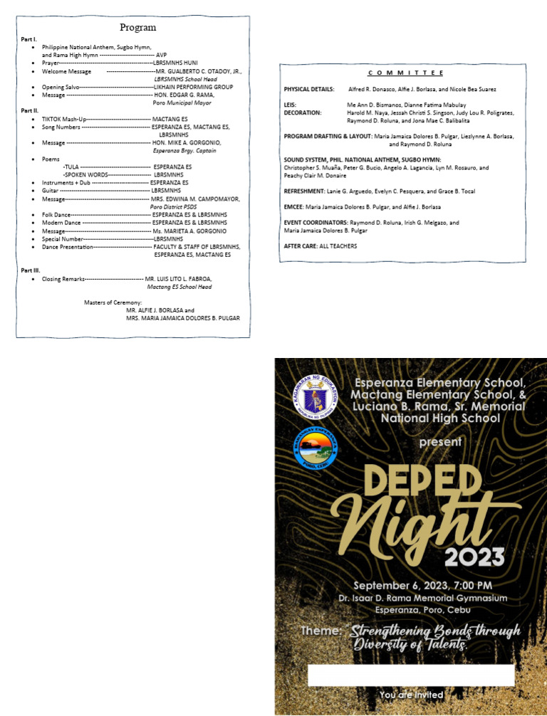 DepEd Nite 2023 | PDF