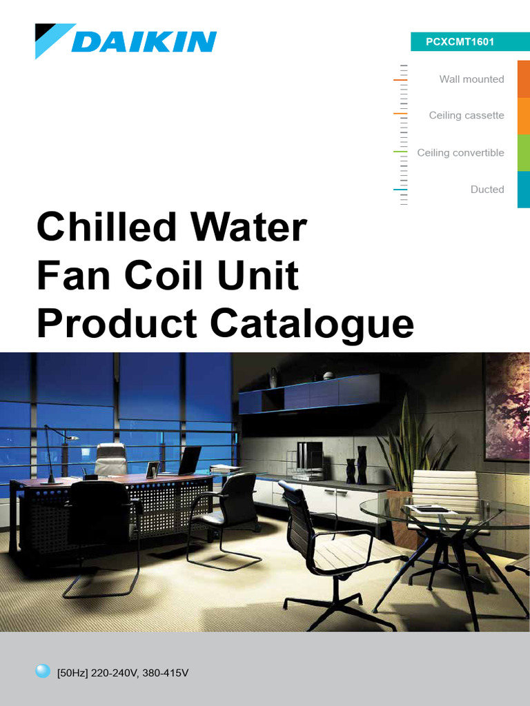 Catalogue FCU - Malaysia | PDF | Air Conditioning | Duct (Flow)