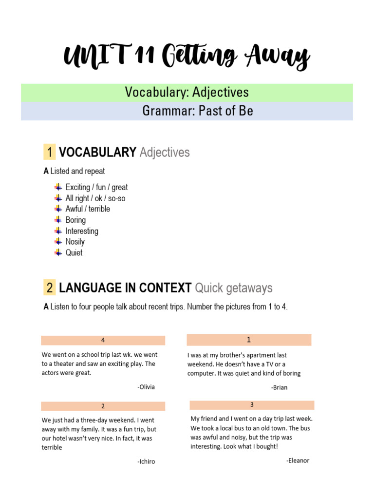 Unit 11 Activity 11 | PDF | Linguistics | Human Communication