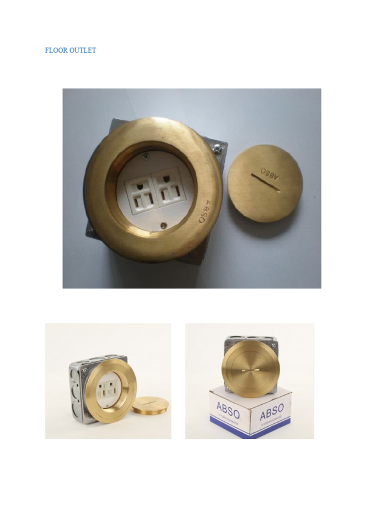 Abso Floor Outlet | PDF