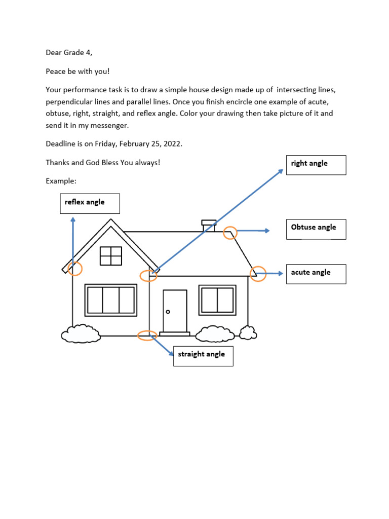 Grade 4 Math Performance Task: Angles | PDF