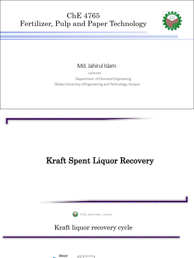 Chemical Recovery | Download Free PDF | Chemical Compounds | Chemical ...