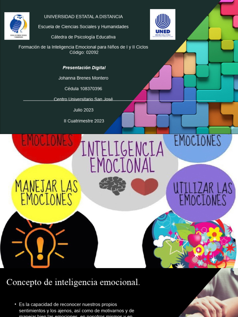 Presentation Digital | PDF | Las emociones | Inteligencia emocional