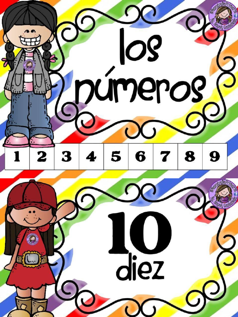Los Numeros 10 en 100 en 1000 ME | PDF