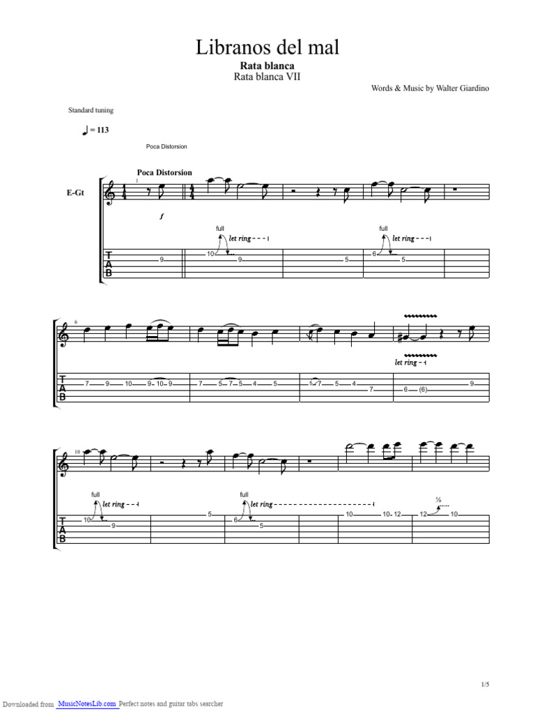 Rata Blanca-Libranos Del Mal | PDF | Rock Music | Musical Subgenres