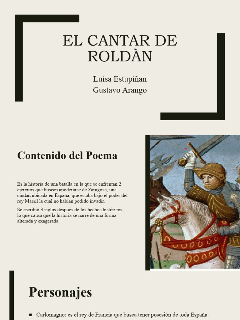 El Cantar de Roldàn | PDF