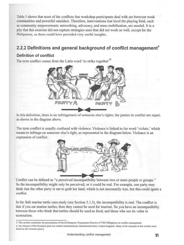 2.2.2 Definitions and General Background of Conflict Management | PDF