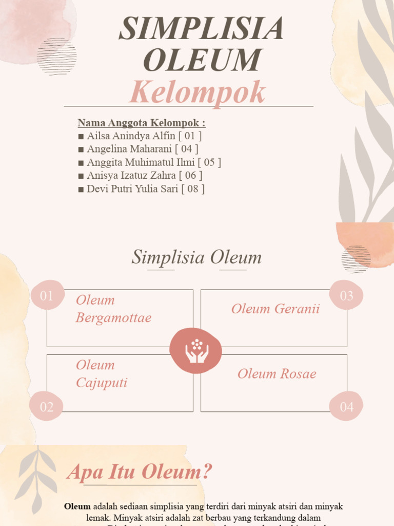 Simplisia Oleum | PDF