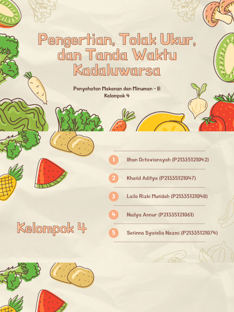 Pengertian, Tolak Ukur, Dan Tanda Waktu Kadaluwarsa | PDF