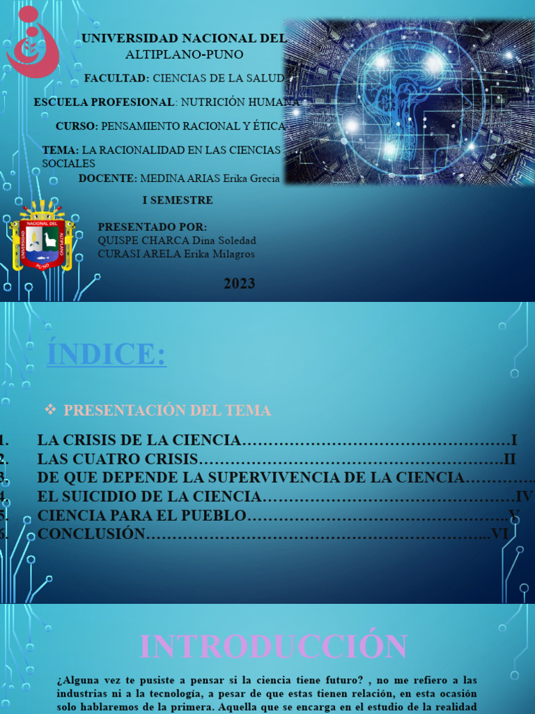 Racionalidad en Las Ciencias Sociales | PDF | Ciencias sociales