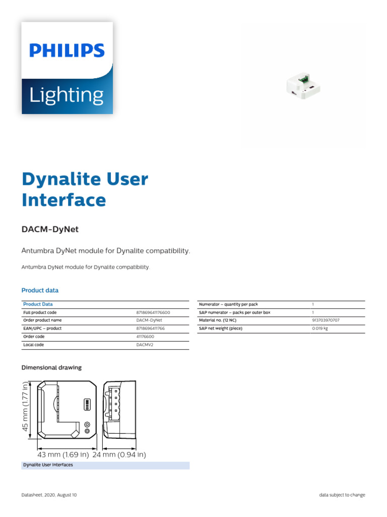 Philips Dacm Dynet | PDF