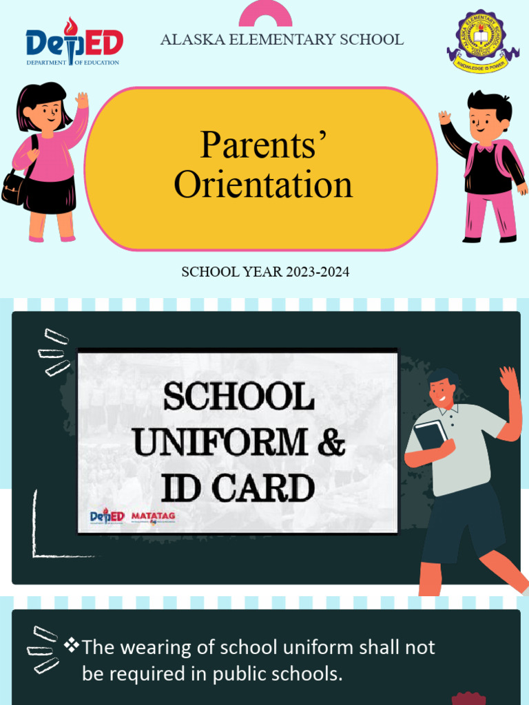 Parents Orientation 2023-2024 | PDF