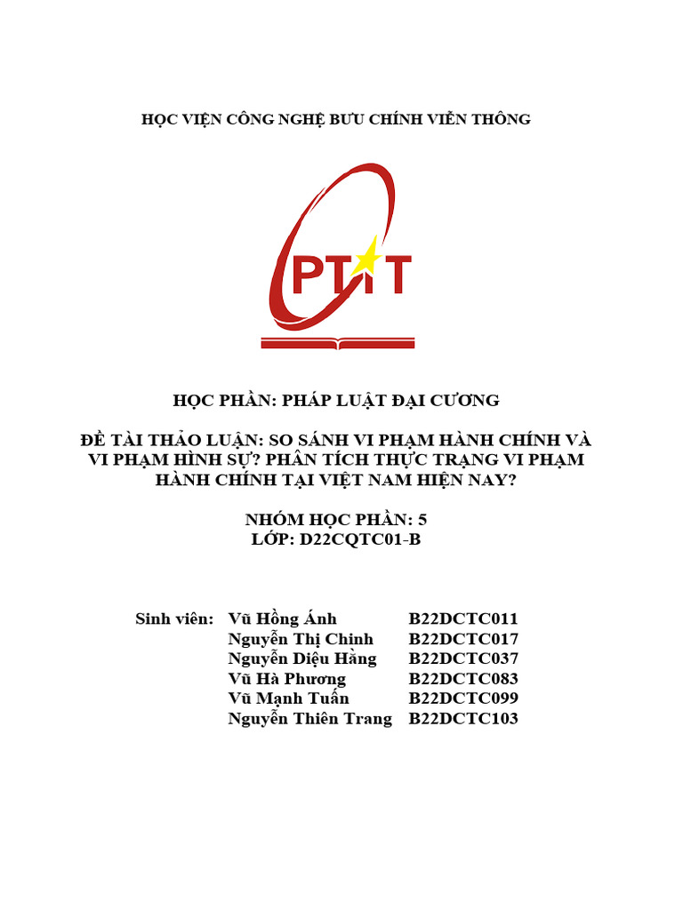 PLĐC Nhóm 5 TC01 | PDF