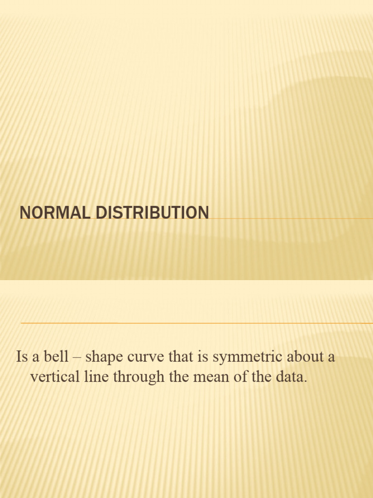 Math Normal Distribution | PDF