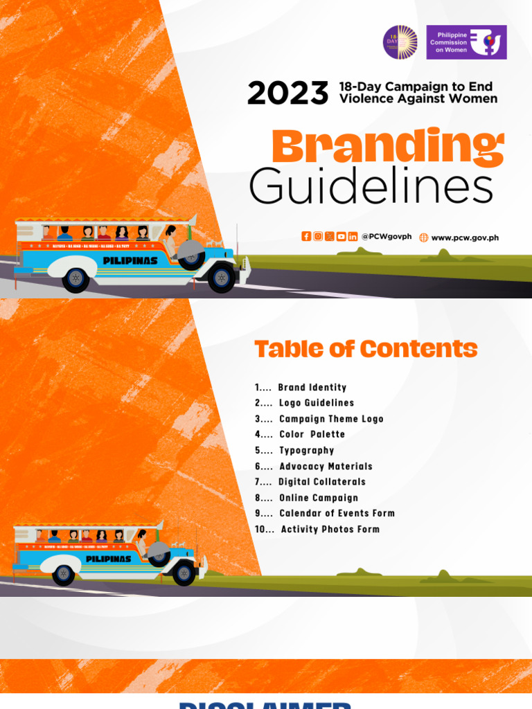 2023 VAWC Campaign Branding Guide | PDF | Logos | Communication Design