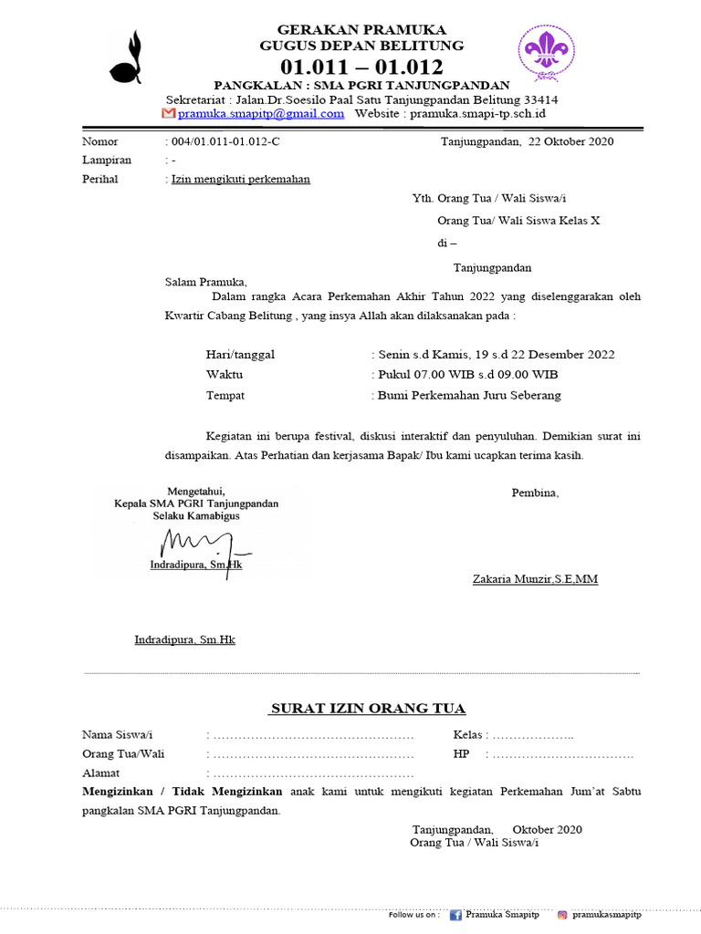 Surat Gudep 201 Rev1 | PDF