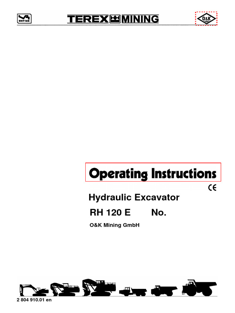 OMM_O&K_RH120E | PDF | Safety | Crane (Machine)