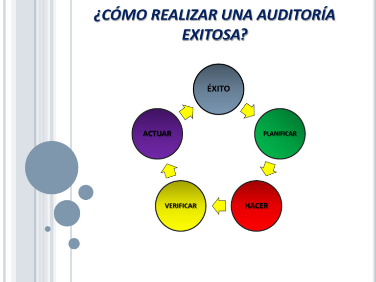COMO REALIZAR UNA AUDITORÍA EXITOSA - Talentum Solutions Consultas | PDF