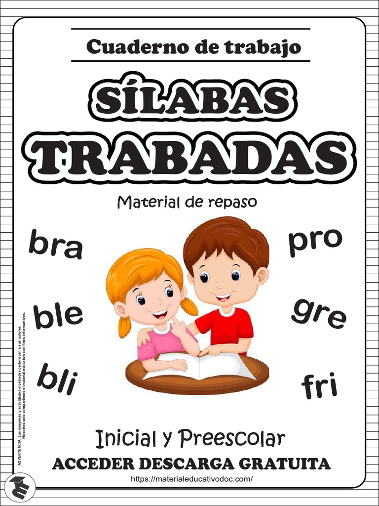 Actividades con Sílabas Trabadas | PDF