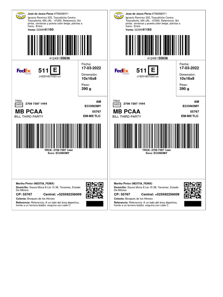 Etiqueta Embalaje Pdf