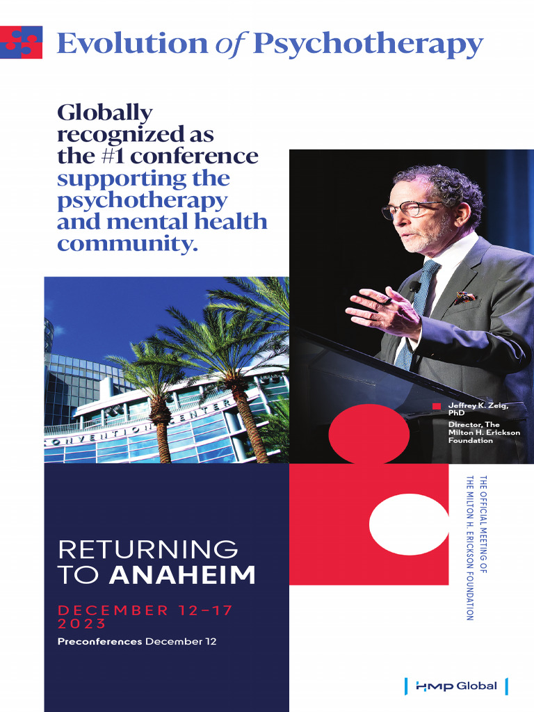 Evolution Evolution of Psychotherapy 2023 Digital Full Brochure | PDF | Psychotherapy | Nursing