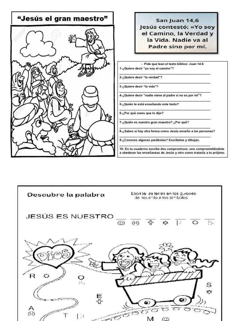 Ficha Jesús El Gran Maestro. | PDF