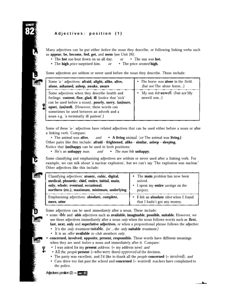Adj & Adv - A | PDF