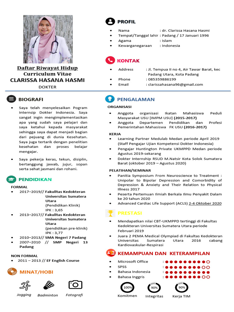 Curriculum Vitae | PDF | Pengembangan Diri