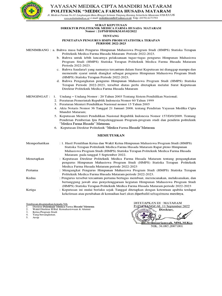 Microsoft Word - SK Hmps Statistik 2023 | PDF