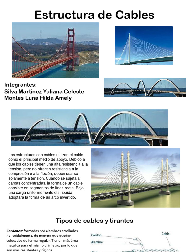 Estructuras de Cable | PDF | Fundación (Ingeniería) | Braguero