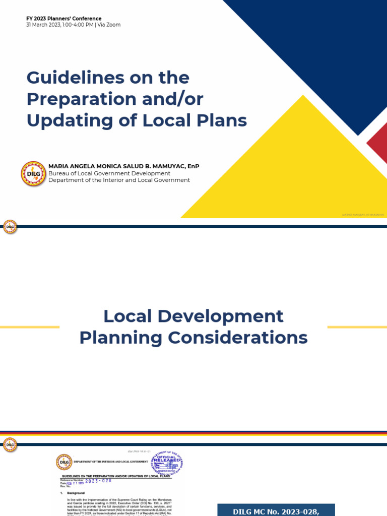 1 Guidelines On The Preparation of Local Plans | PDF | Business