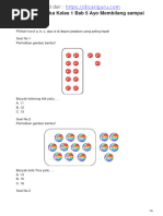 Soal Sumatif B.indo Kelas 1 Bab 3 Awas Kuman | PDF
