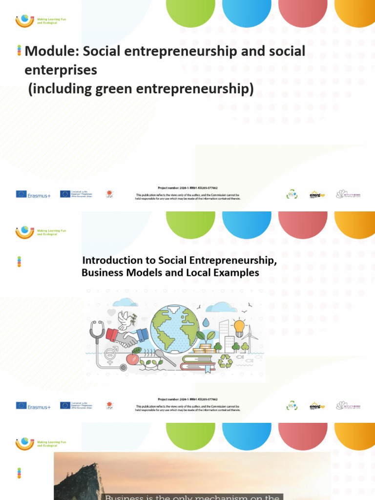 Introduction To Social Entrepreneurship | PDF | Social Entrepreneurship ...
