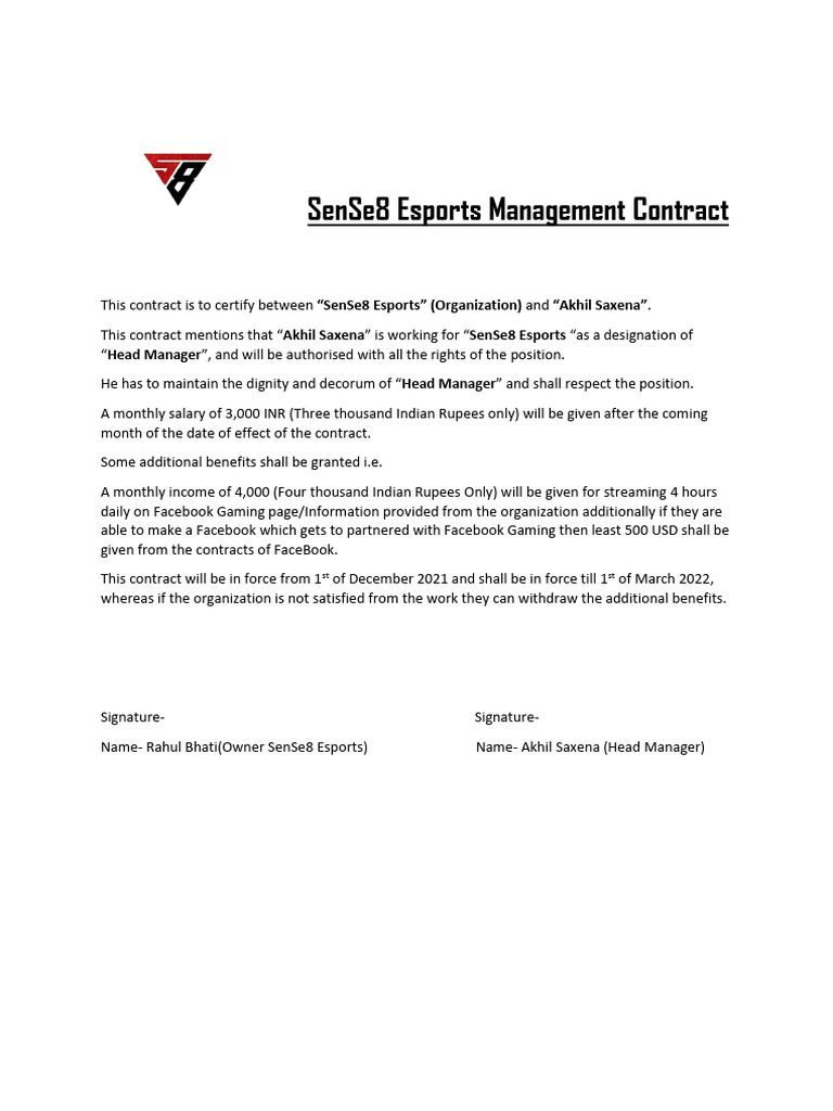 Sense8 Esports OL | PDF