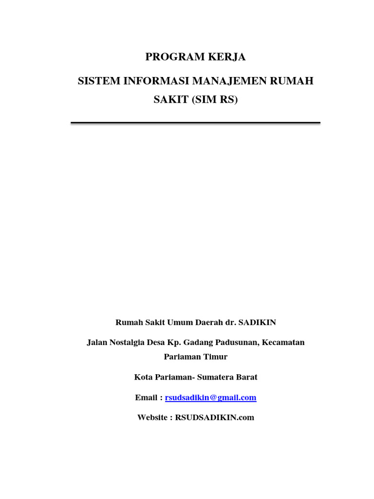 Panduan Program Kerja 014 | PDF