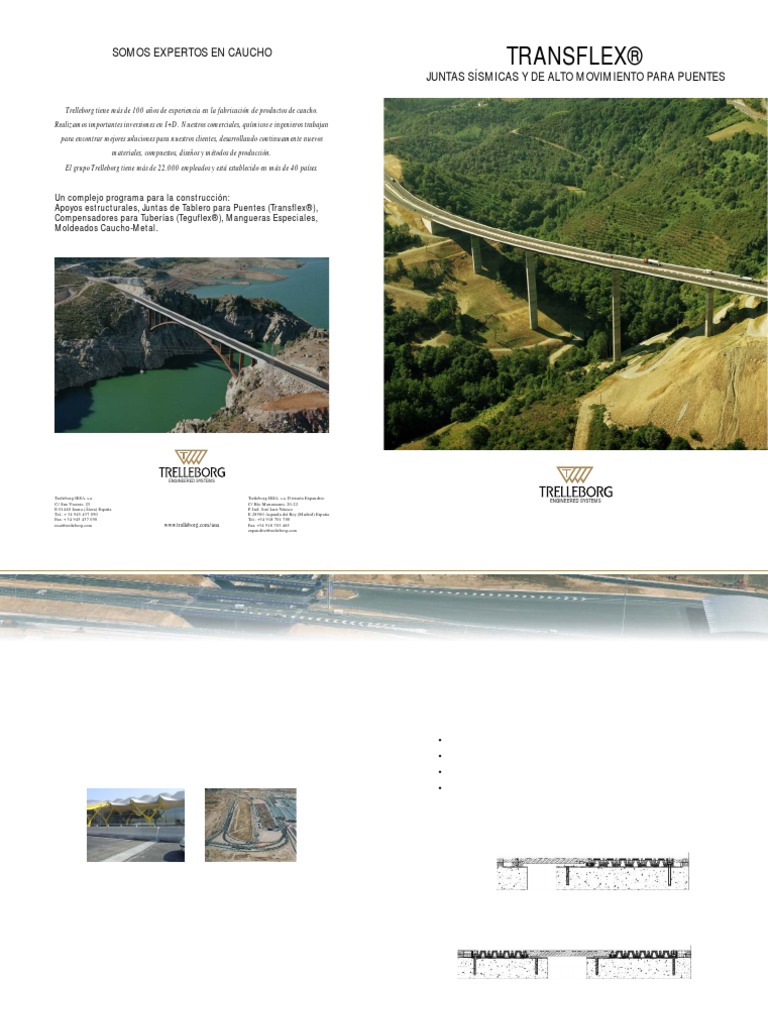 Transflex Seismic Joints Esp | PDF | Materiales | Industrias