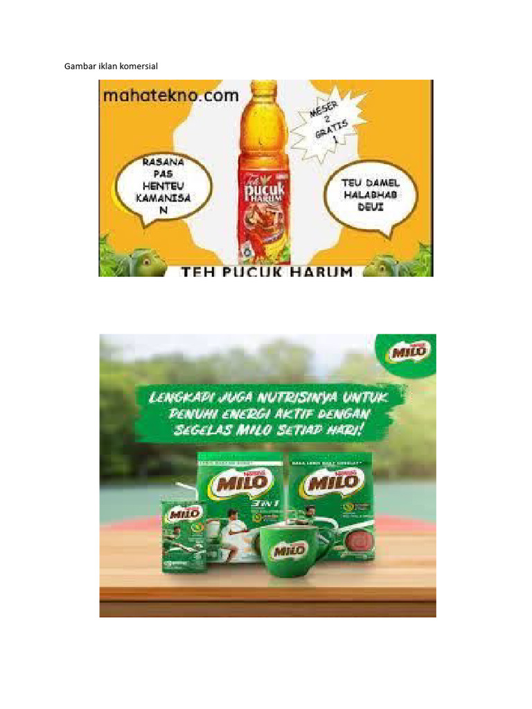 Gambar iklan komersial | PDF
