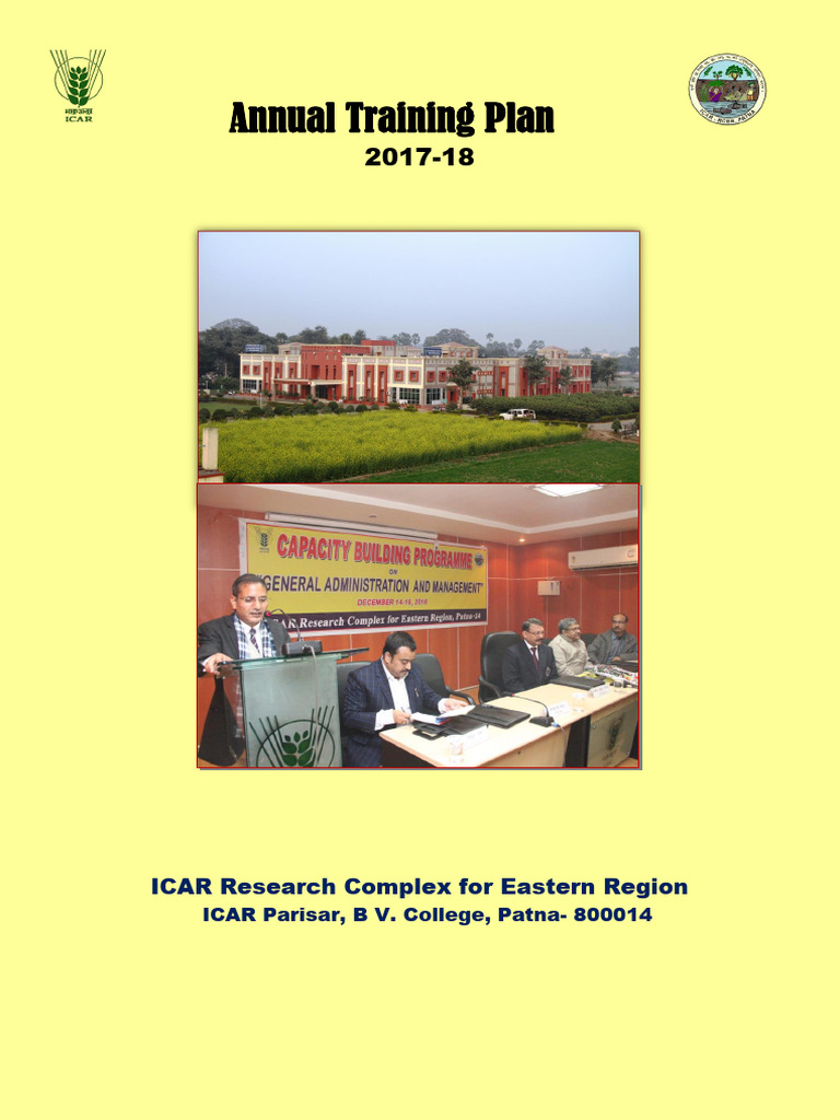 Annual Training Plan Printable | PDF | Plants | Agricultural Science
