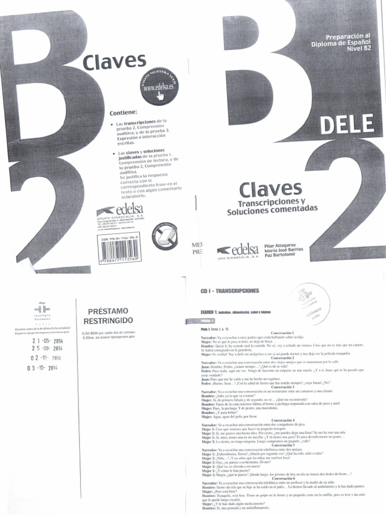 Dele b2 2013 Claves | PDF
