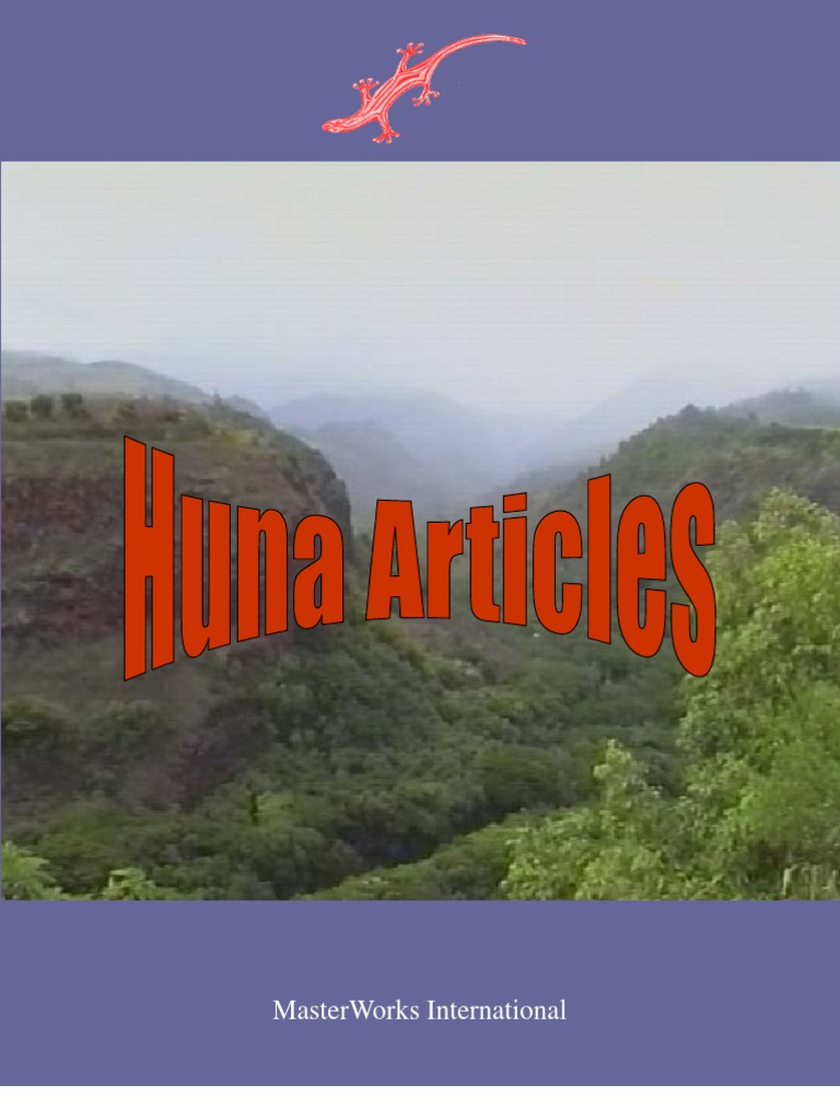 Huna Articles | PDF | Self | Soul