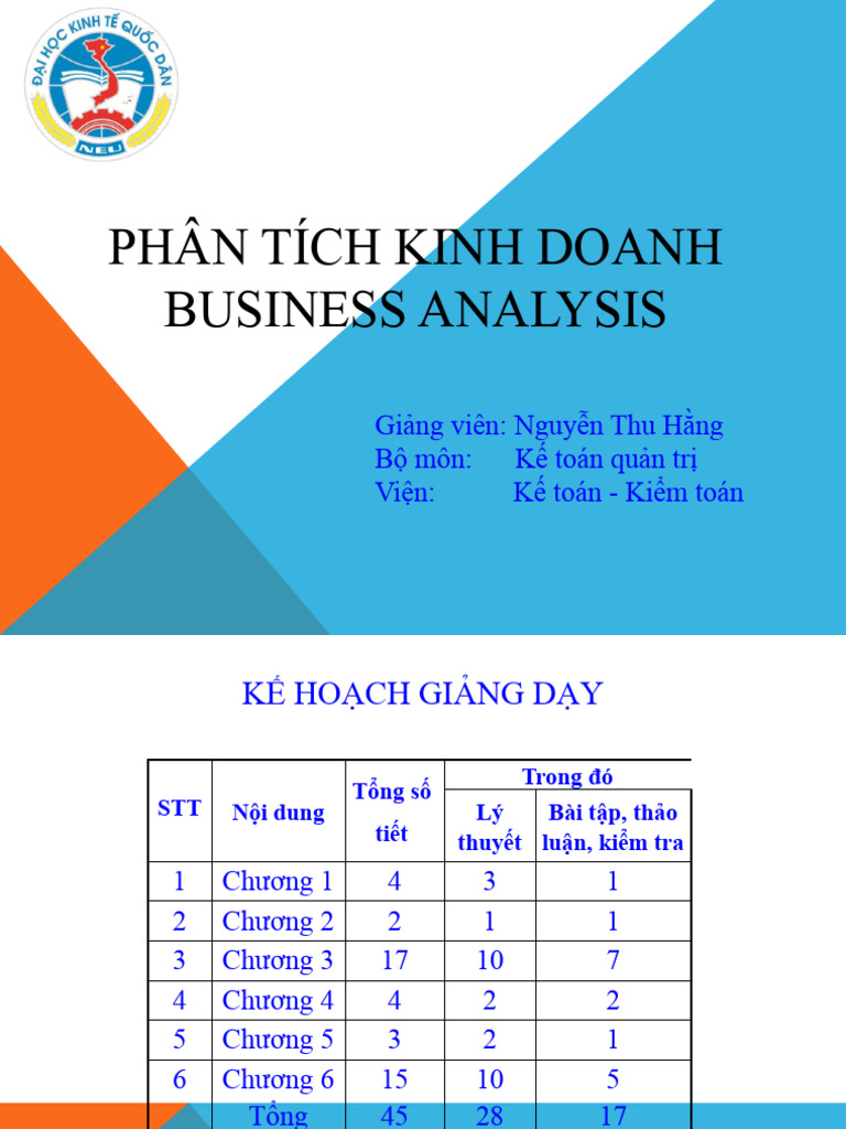 Chương 1 - PTKD 1 | PDF