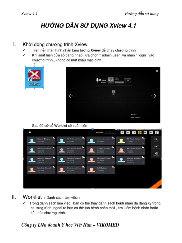 Hướng dẫn sử dụng Xview 4.1 | PDF