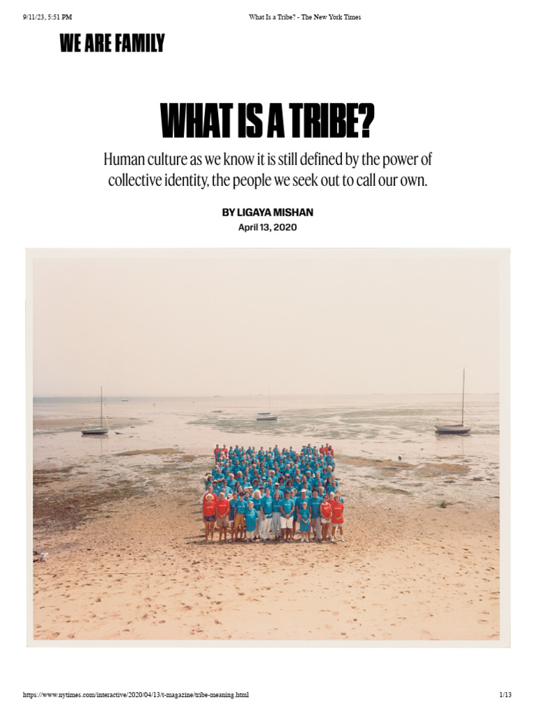 What Is A Tribe? - The New York Times | PDF | Tribe